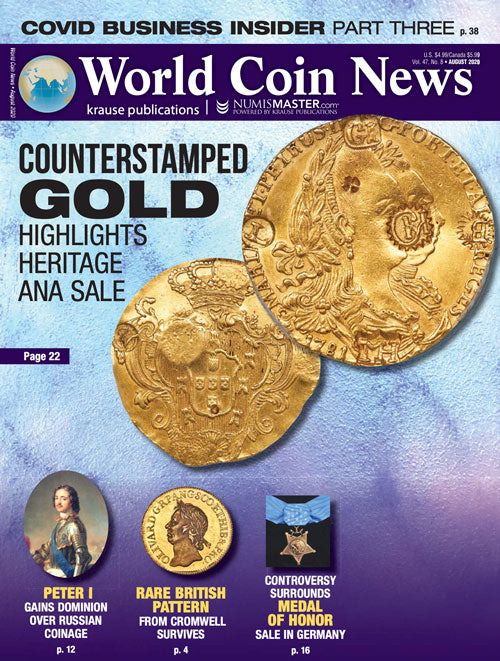 2020 World Coin News Digital Issue No. 08, August – Numismaster